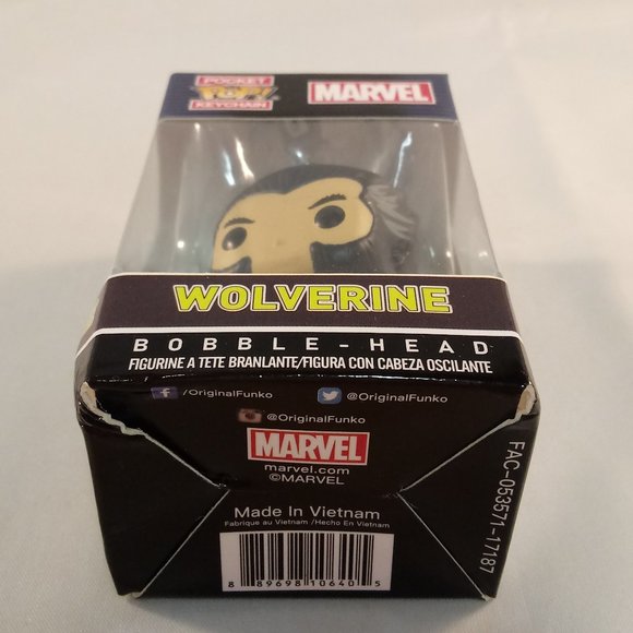 Funko | Accessories | Funko Wolverine Marvel Pocket Pop Key Chain Ring ...
